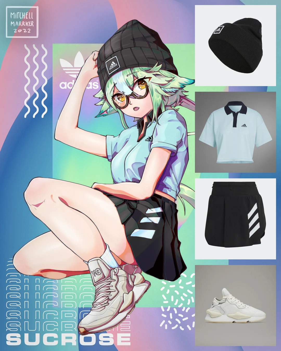 Sucrose X adidas Originals 🧪 | Scrolller