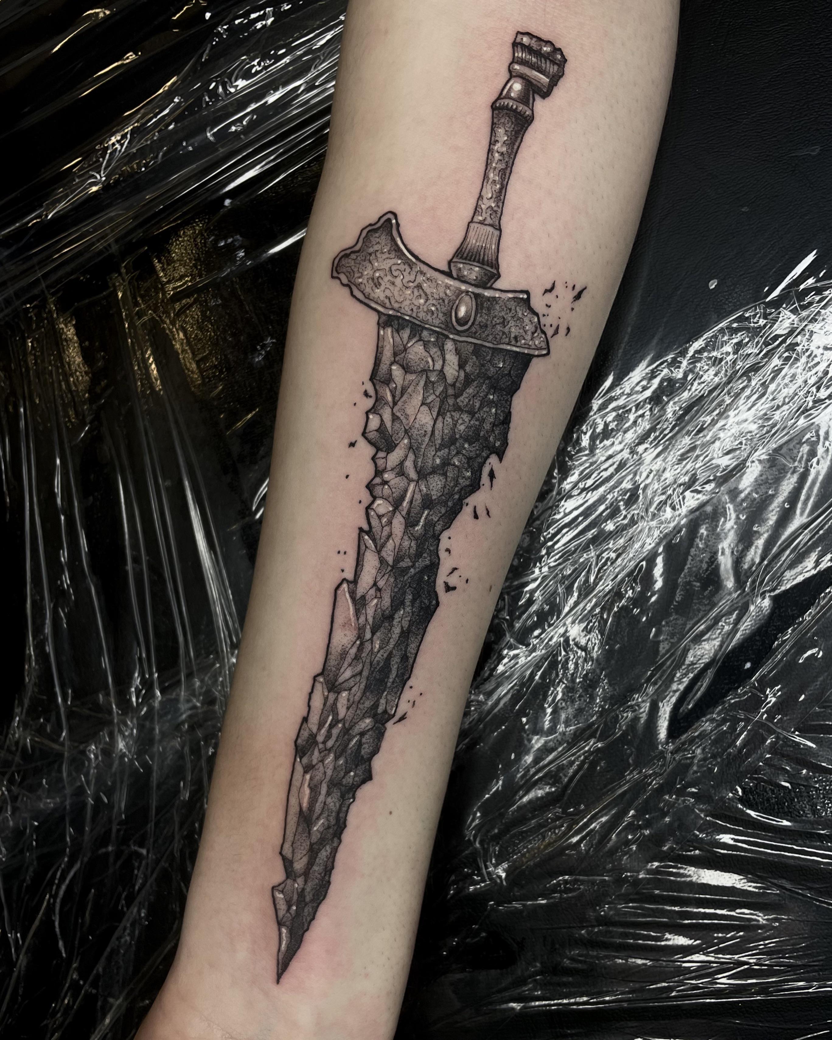 Maliketh S Black Blade From Elden Ring By Me Knife Dance Parliament