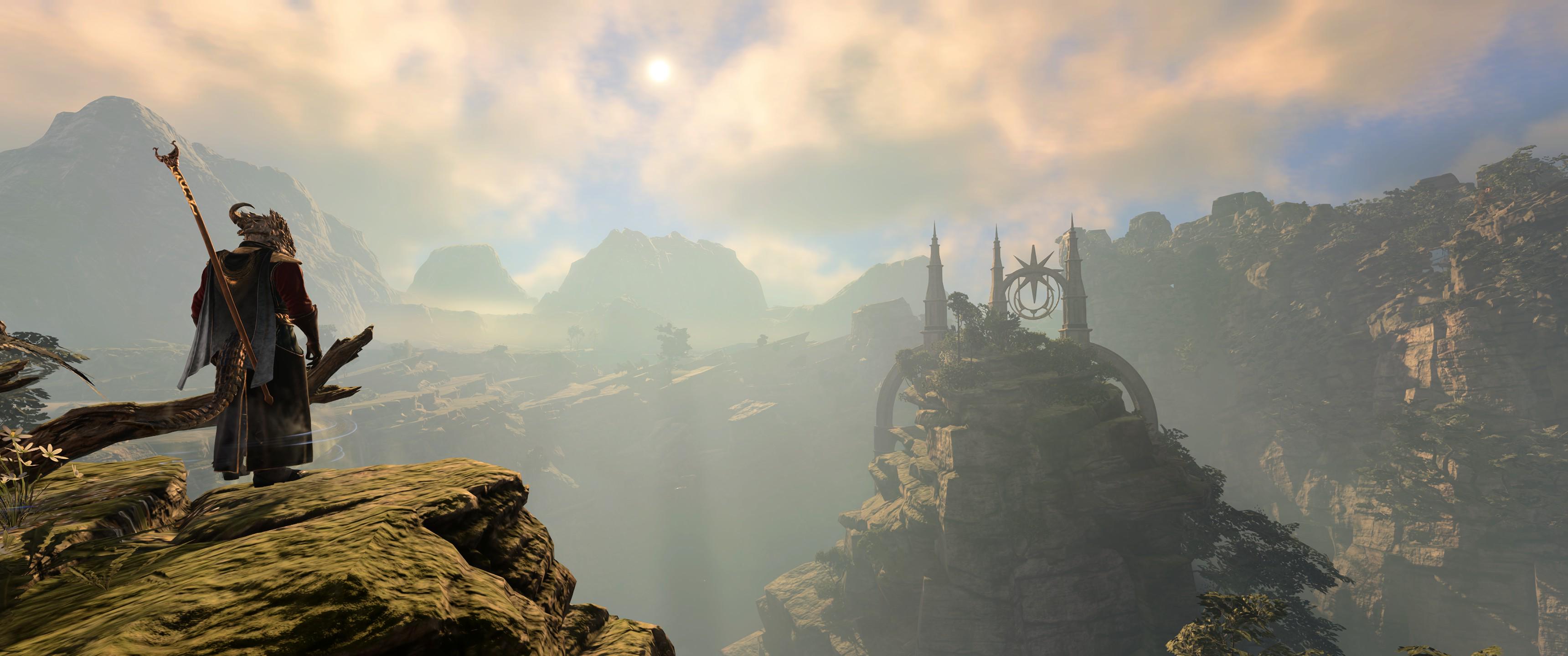 What's the lore of this sculpture in the mountains? | Scrolller