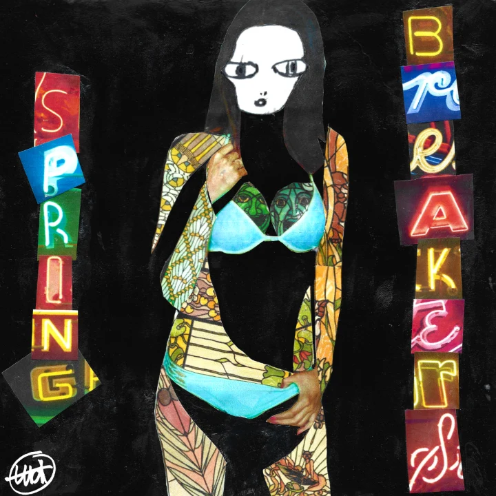 Spring Breakers Turns 10, Luca Lissene, Analog Collage, 2023 | Scrolller