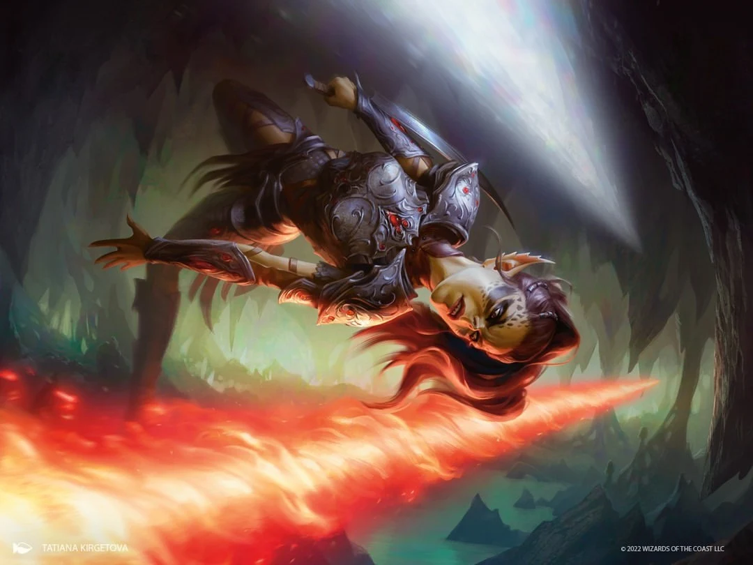 Lae'zel's Acrobatics by Tatiana Kirgetova | Scrolller