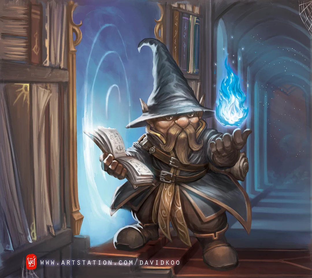 Orifez the Gnome wizard by David Koo | Scrolller