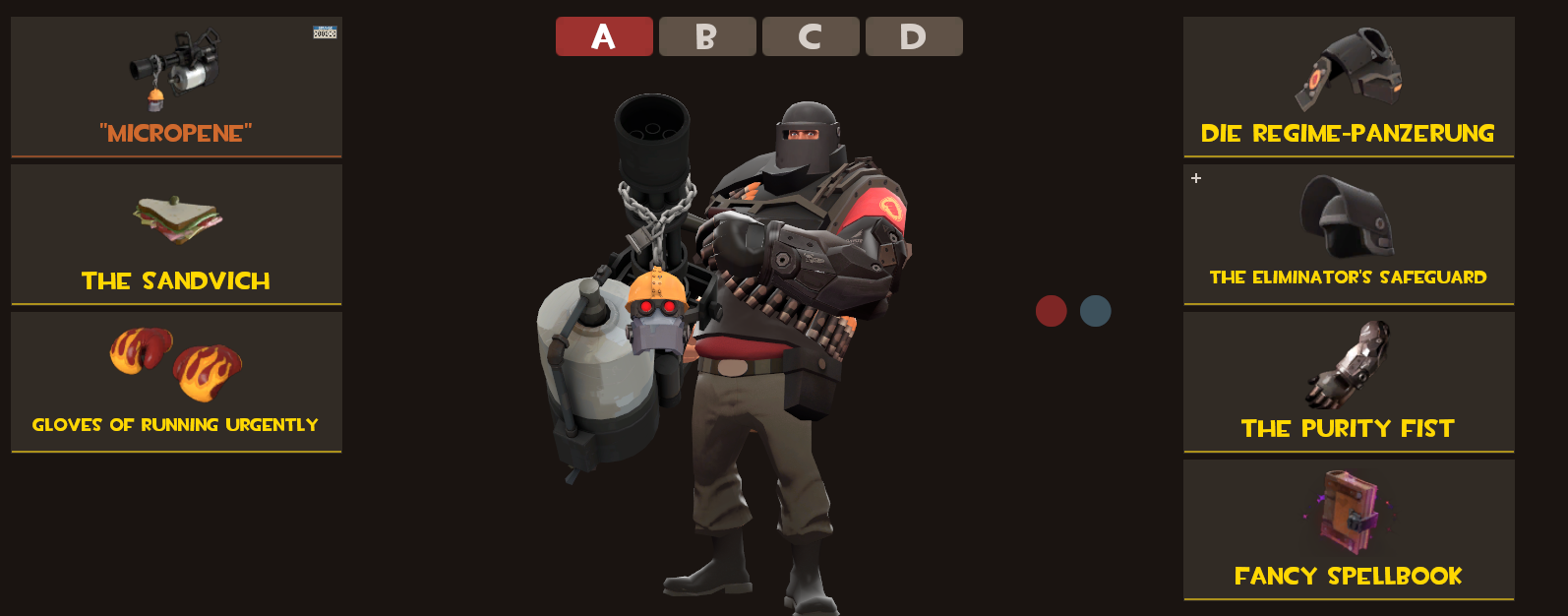 Heavy loadout. | Scrolller