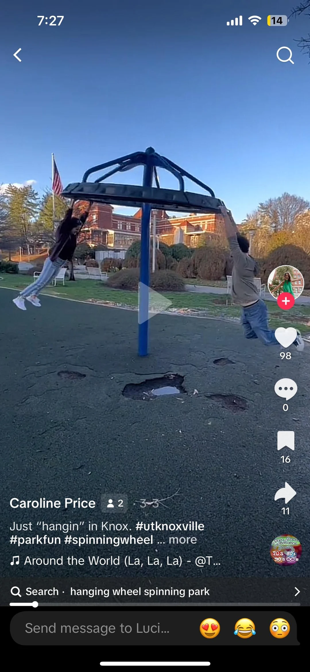 Best playground with equipment that adults can enjoy as well? | Scrolller