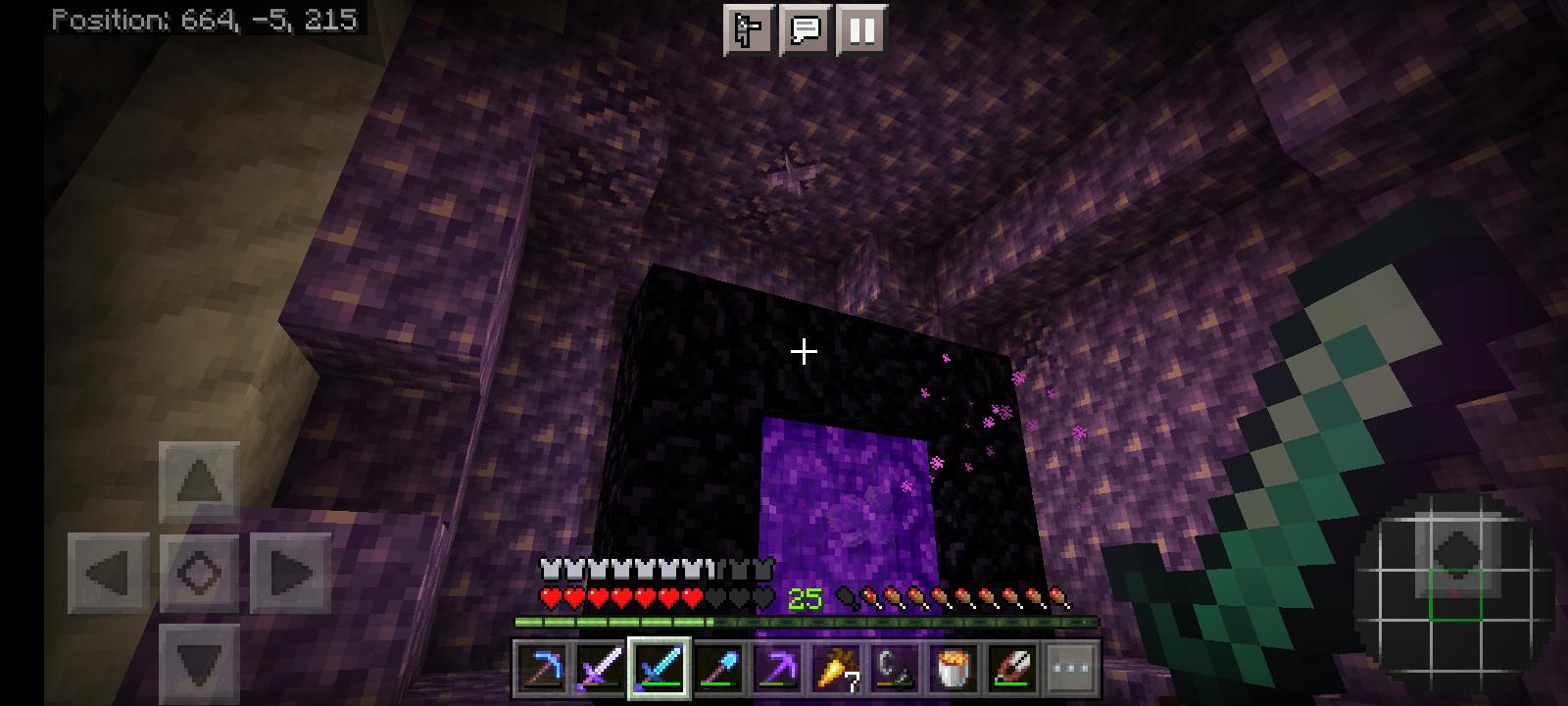 I tried making a nether hub and this happened,did i do something wrong ...