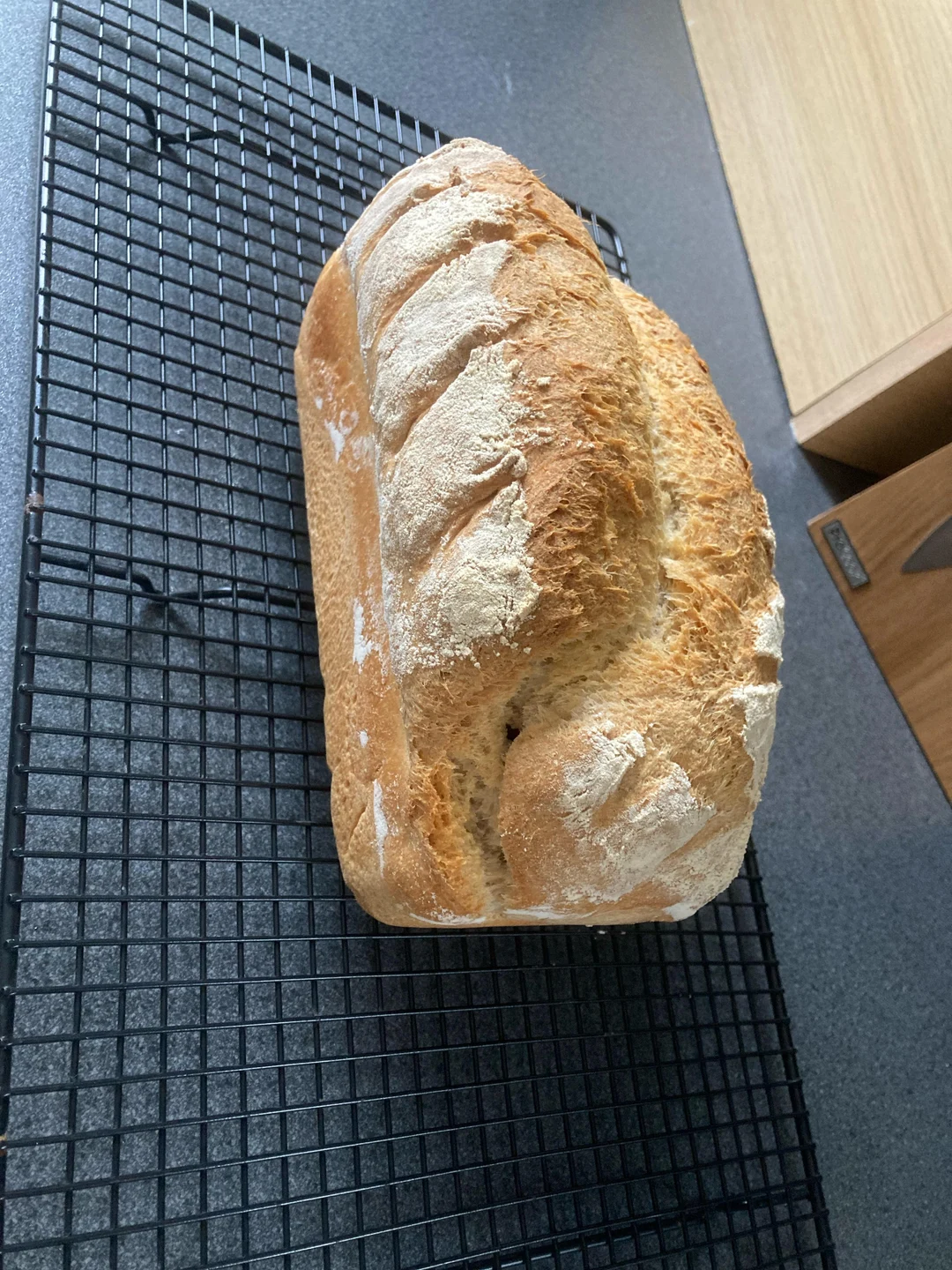 Gorgeous loaf of pure white bread | Scrolller