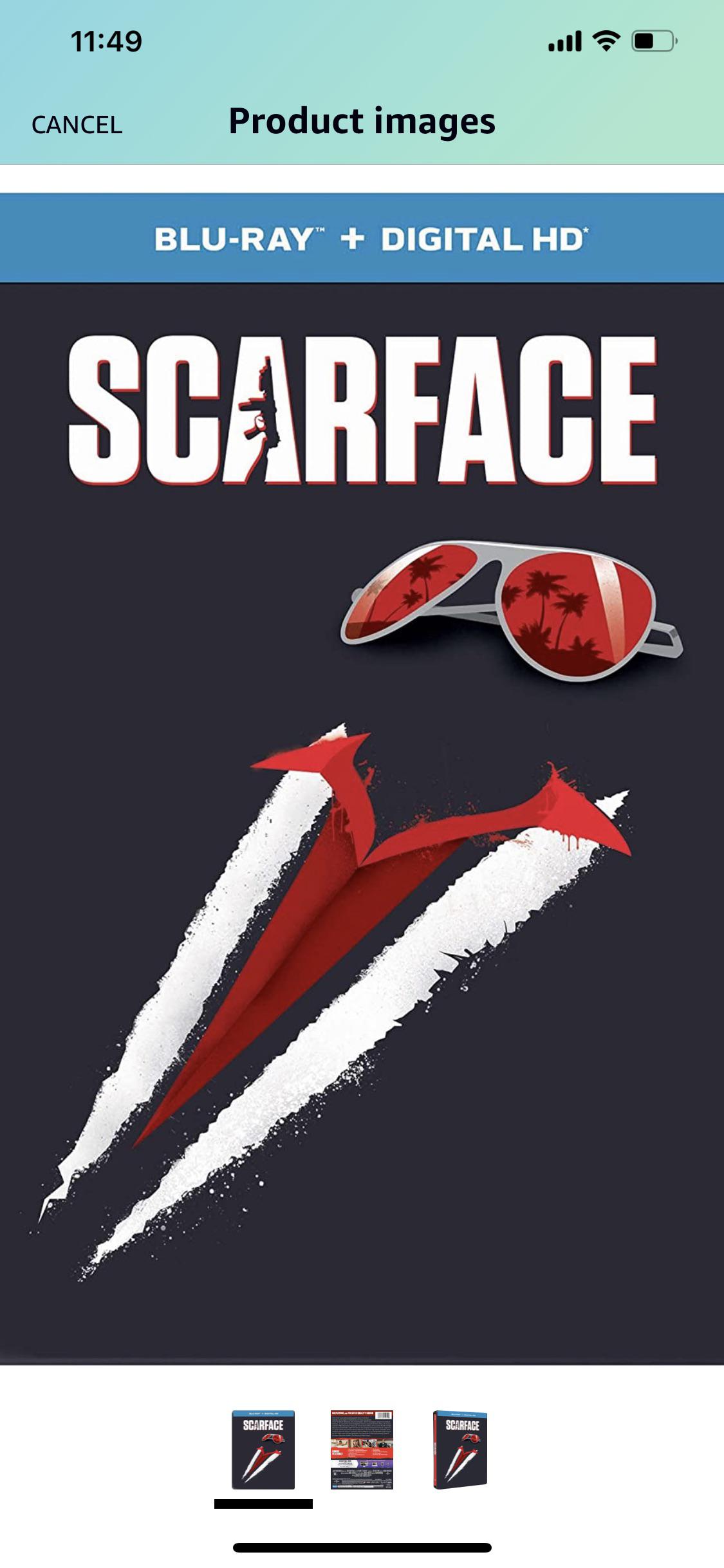 Scarface Blu-ray cover | Scrolller