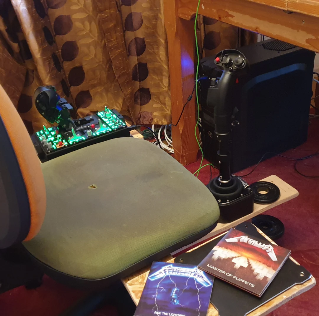 Got tired of seeing the prices of desk and chair mounts, so i made my own. | Scrolller