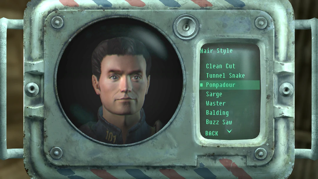 Am i the only one who thinks the texture for the pompadour hairstyle in fallout 3/New Vegas ...