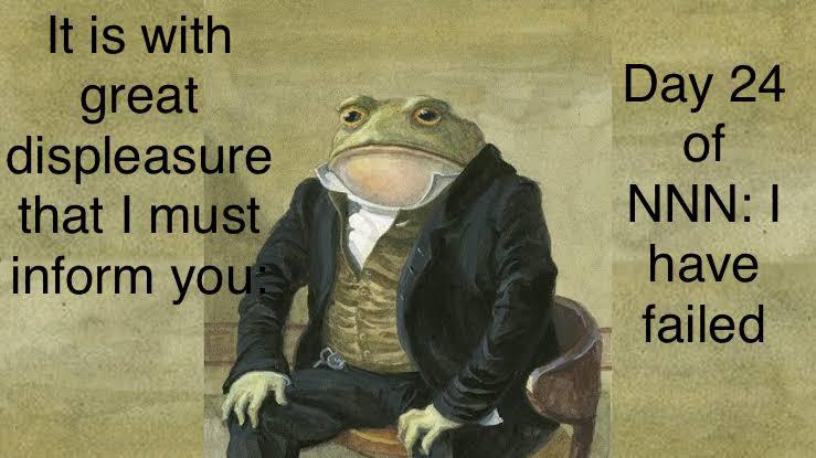 I have failed | Scrolller