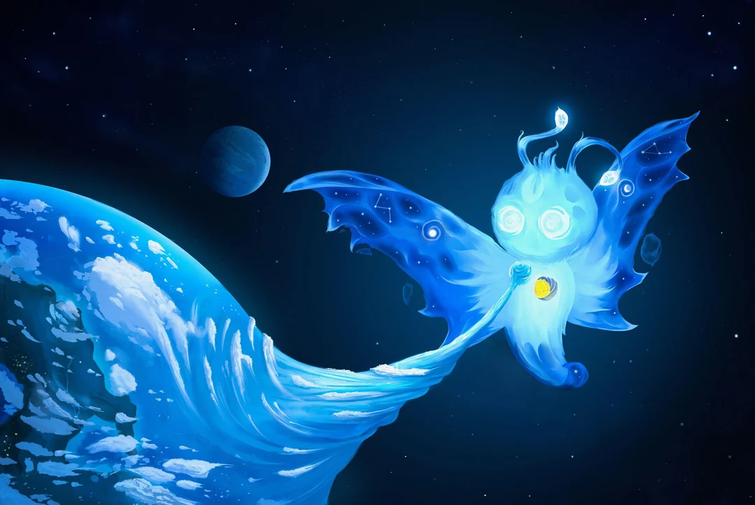 Celestial God of Creation, by me, digital, 2022 | Scrolller