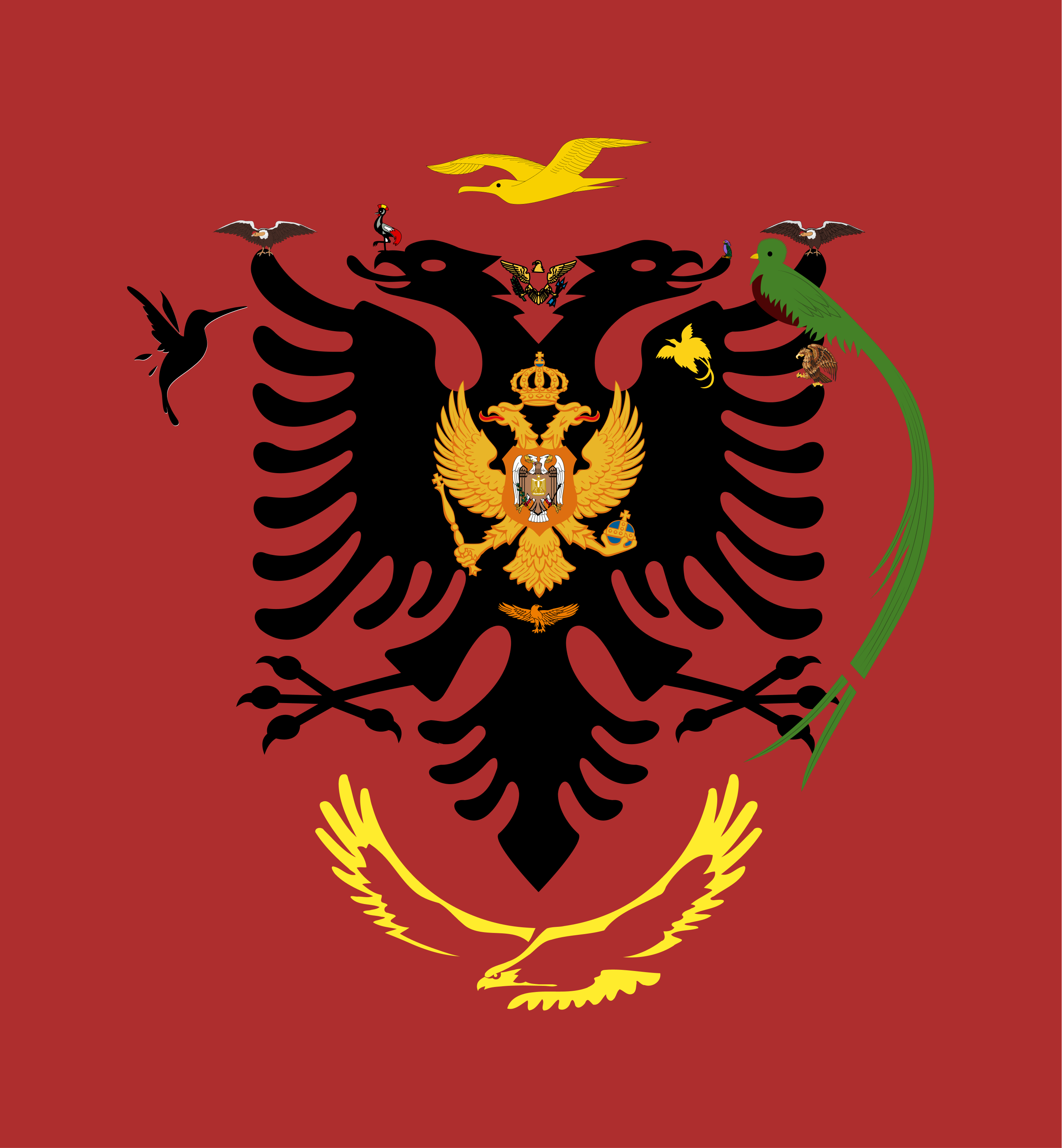 Flags of the Birds of the Flags | Scrolller