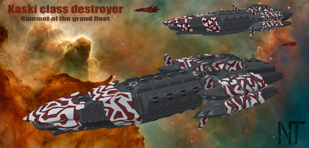 Kaski Class Cruiser - Hammer of the fleet, by Me | Scrolller
