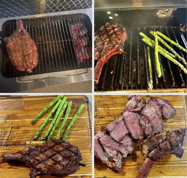 Discover more like Grilling: Reverse sear rib eye on the bone on the Weber GA and Related ...