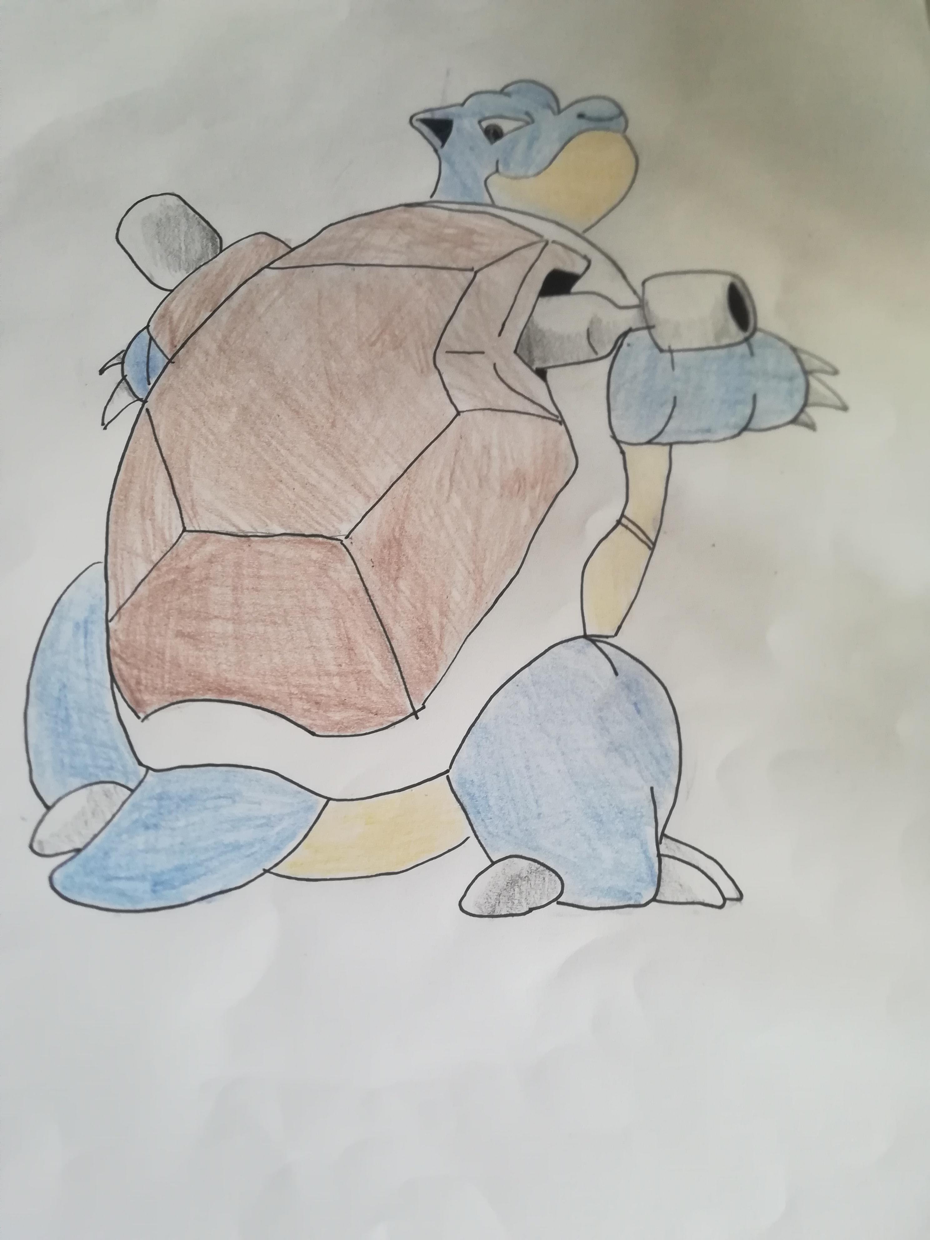 Blastoise drawing! | Scrolller