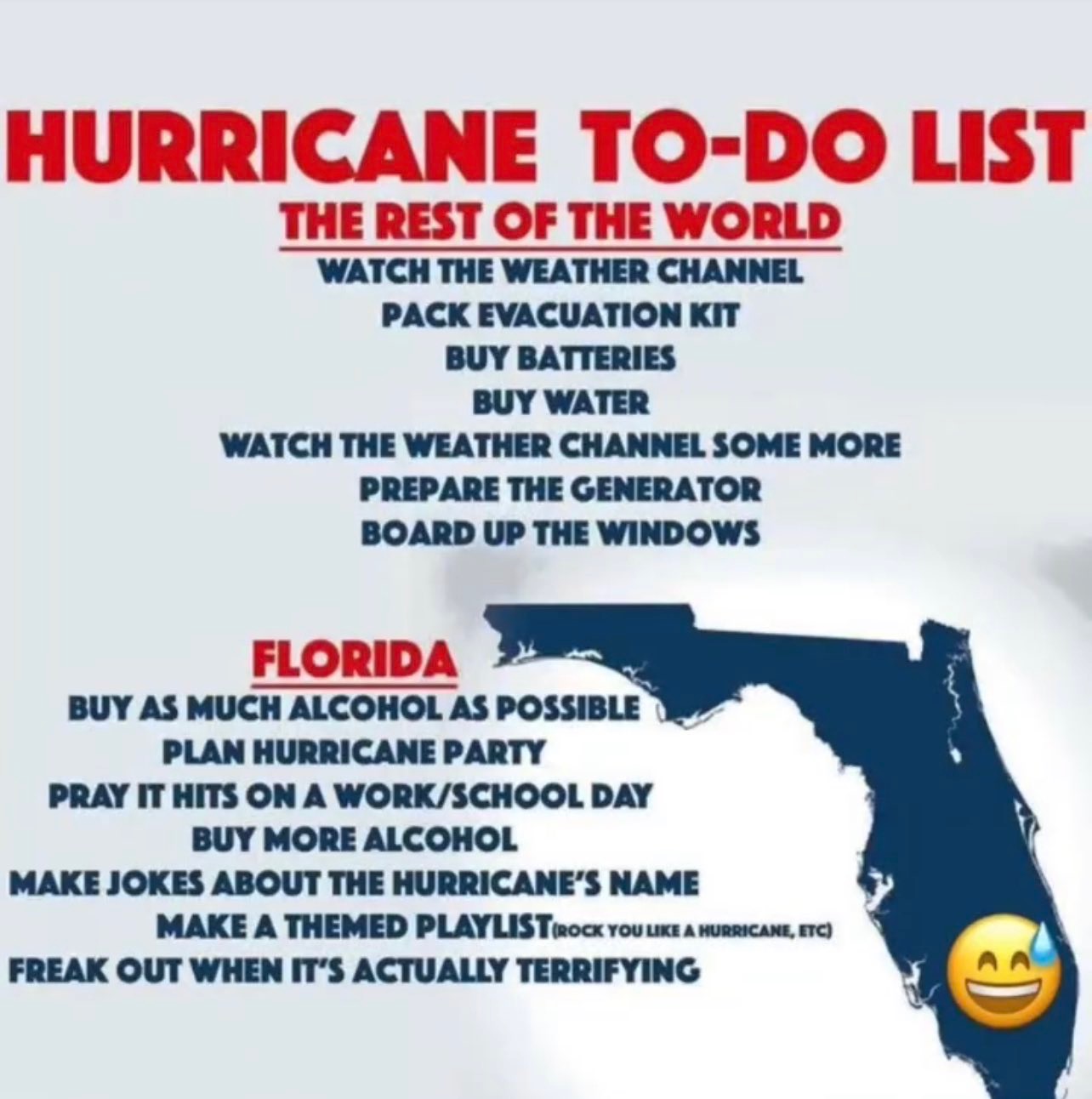 Hurricane To-Do List | Scrolller