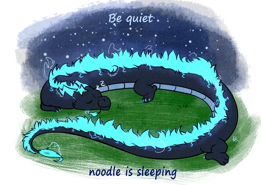 Sleeping noodle | Scrolller