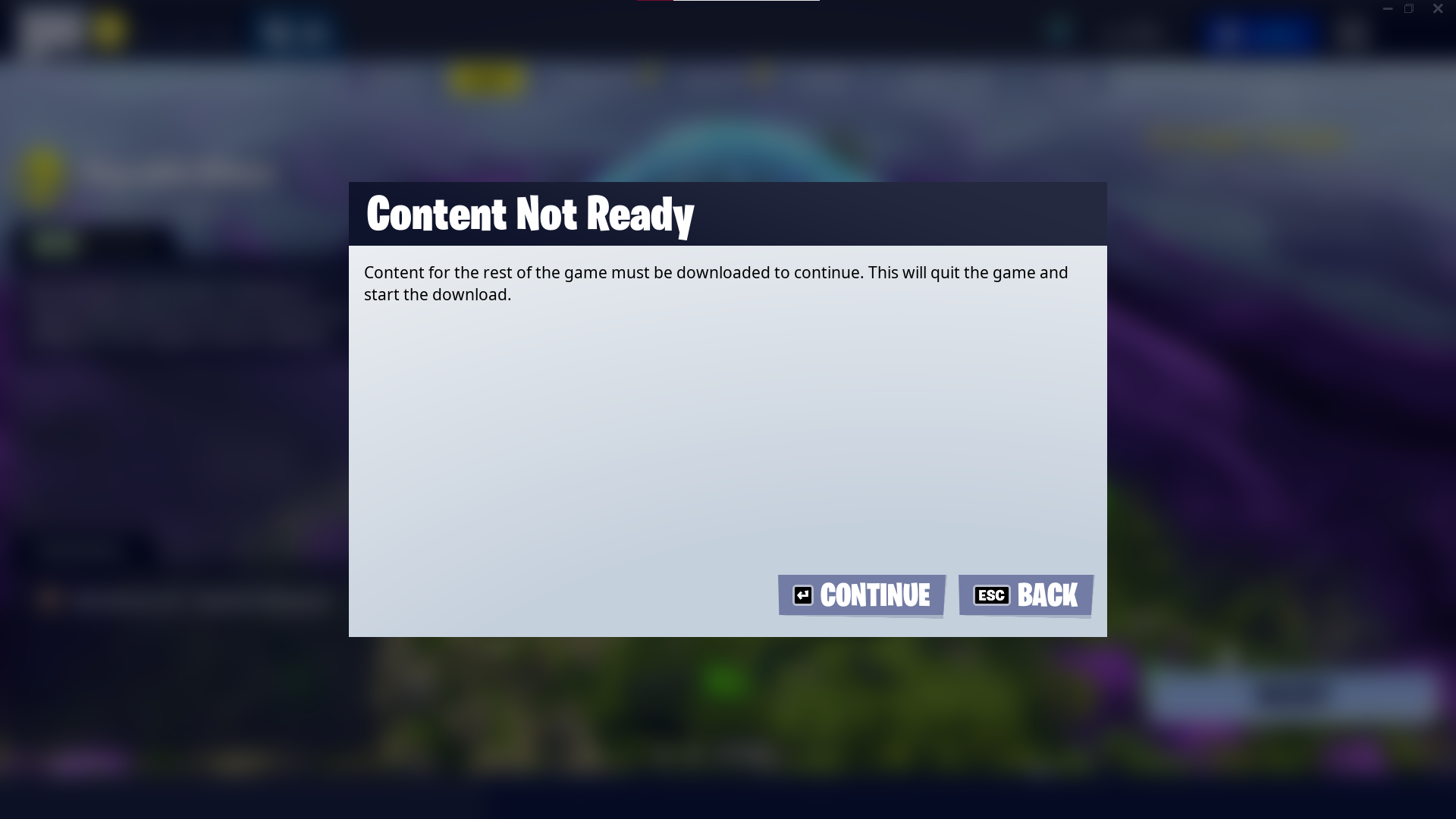 Please help, I've had this message pop up everytime i try to play a stw mission on PC | Scrolller