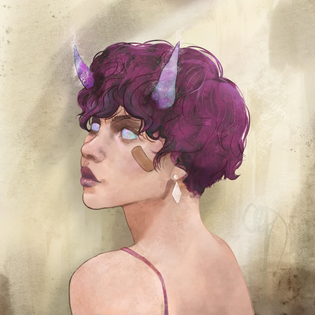 Cosmic eyes, Me, Procreate, 2023 | Scrolller