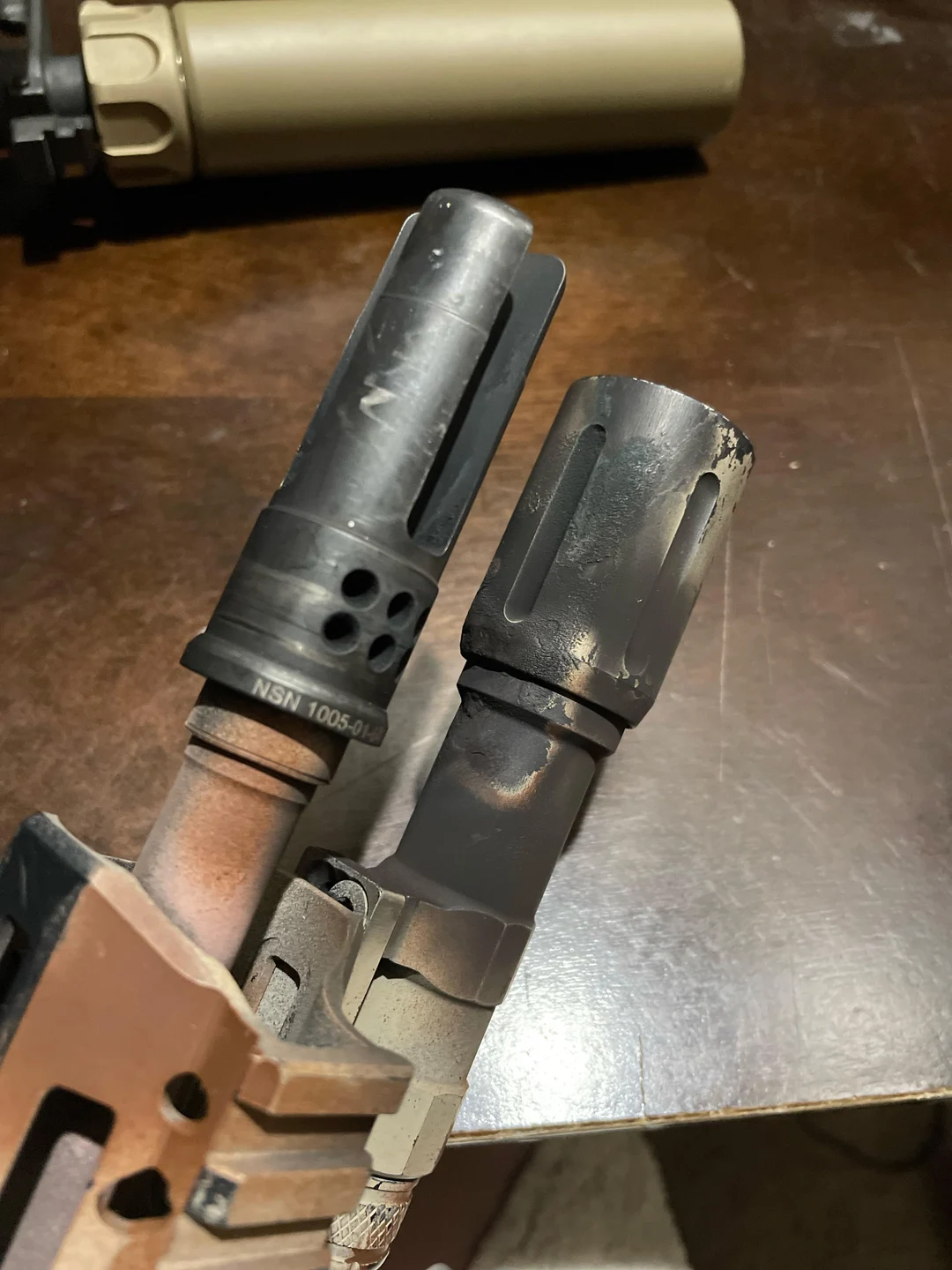 for anyone asking about light placement next to muzzle devices, yes its fine | Scrolller