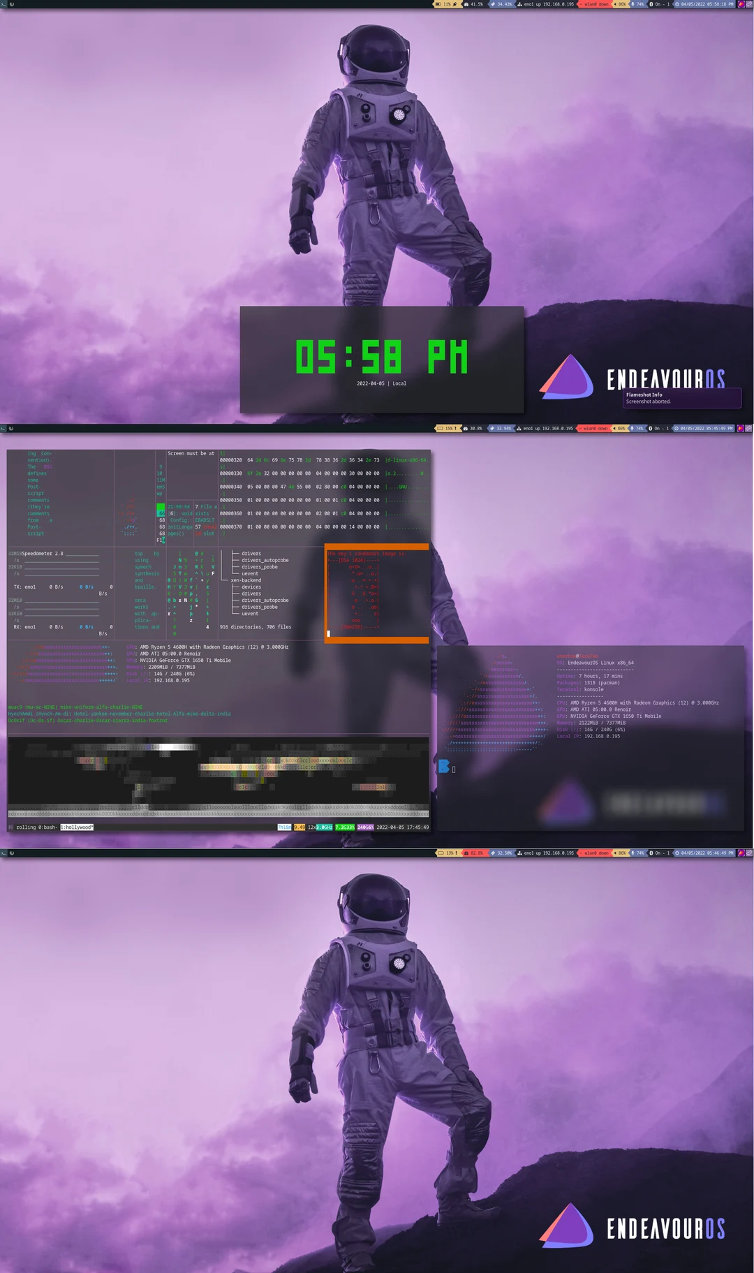 [i3-gaps] astro endeavor