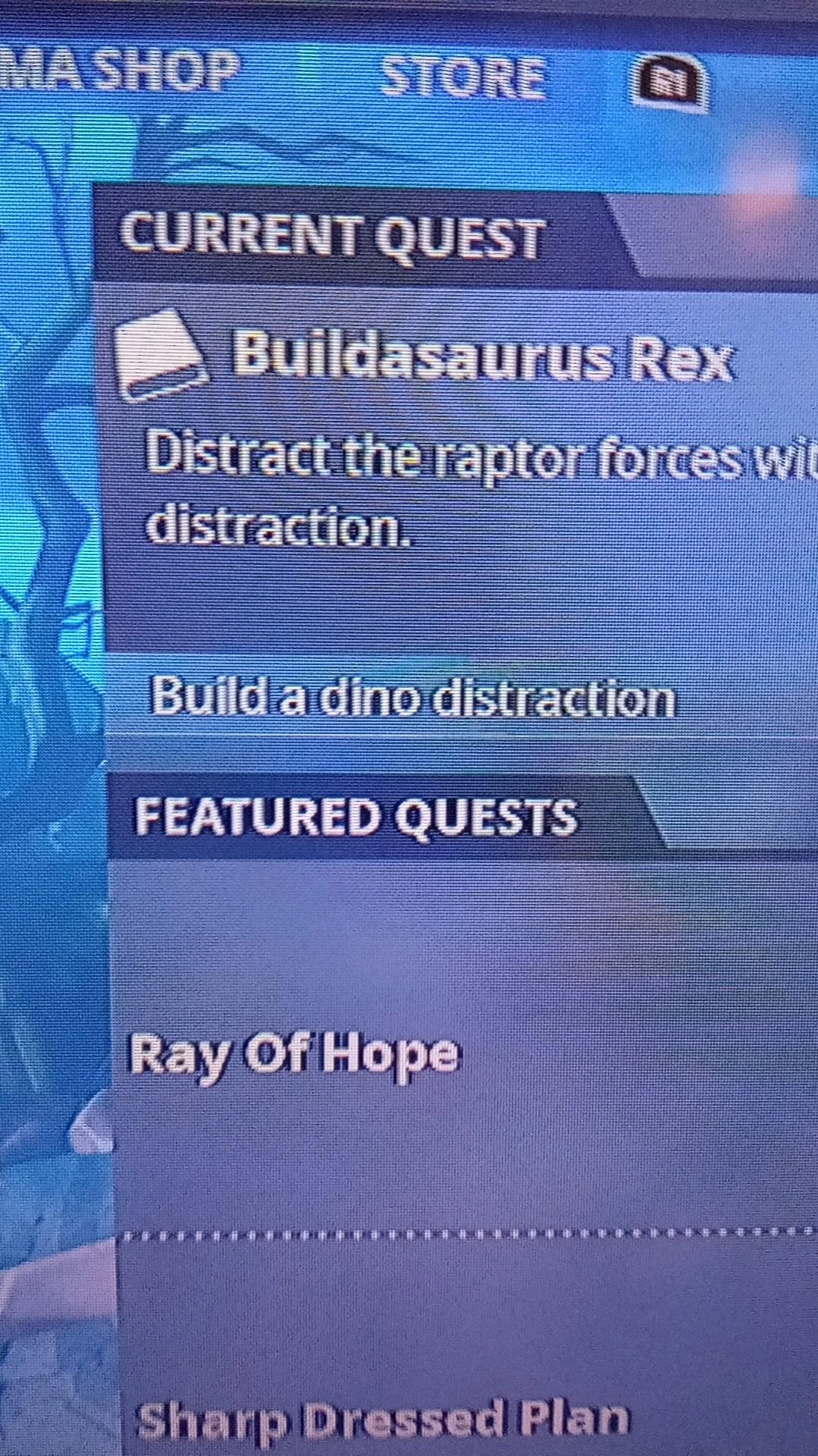 how can I complete this quest? (build a Dino distraction) | Scrolller