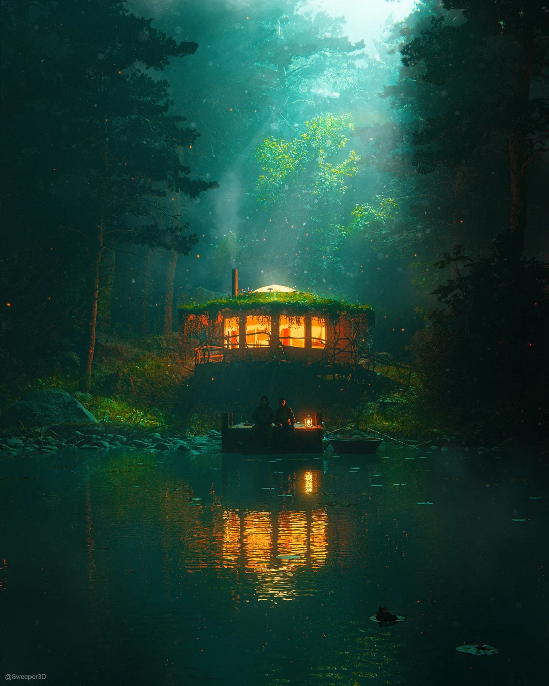 Lakeside, by Sweeper3D | Scrolller