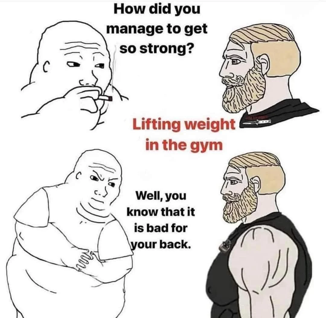 Lifting weights is bad for your back | Scrolller