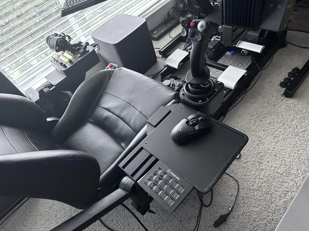 Added WinWing MFSSB and F-16EX to my rig for proper side stick setup | Scrolller