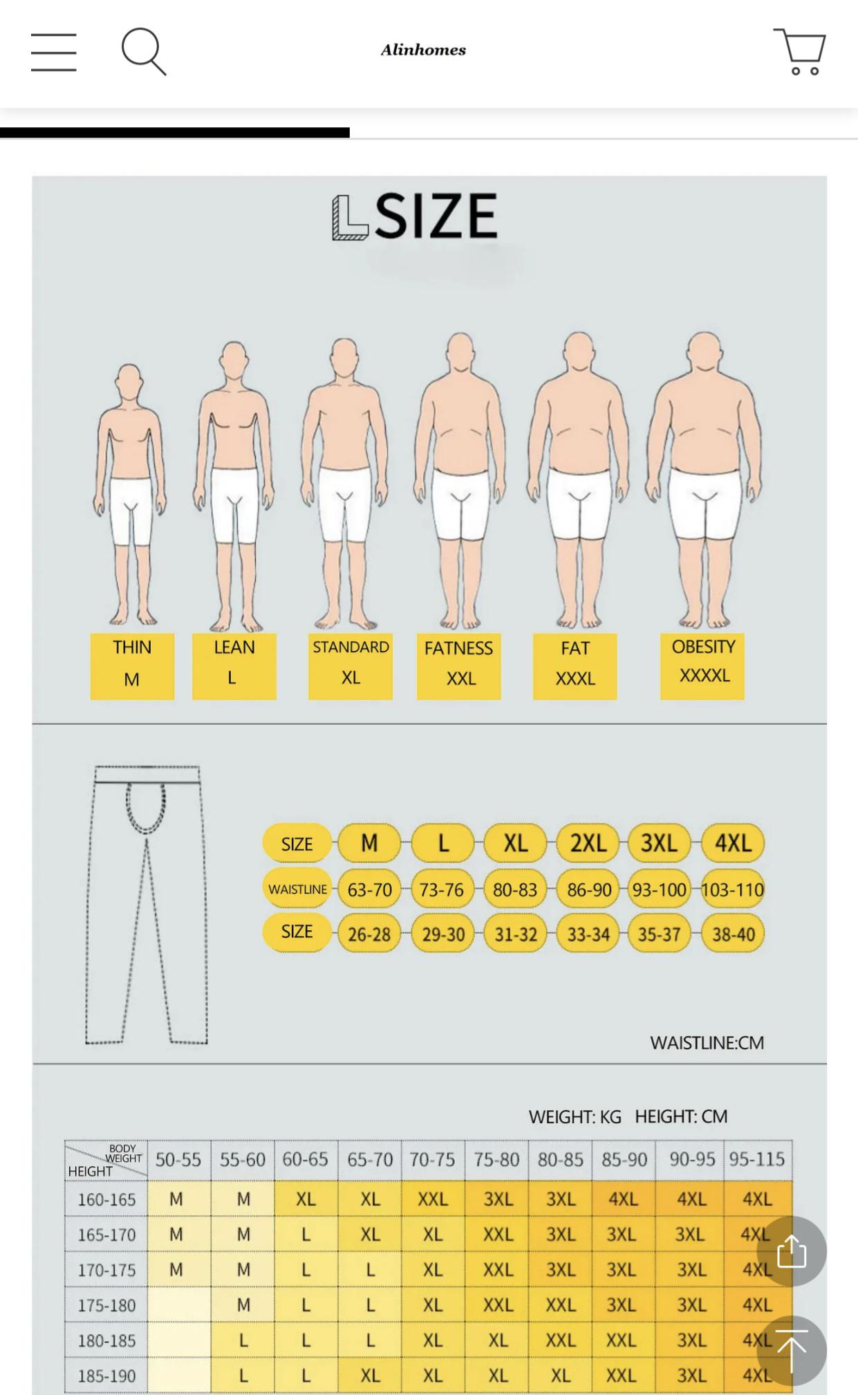 This size chart | Scrolller