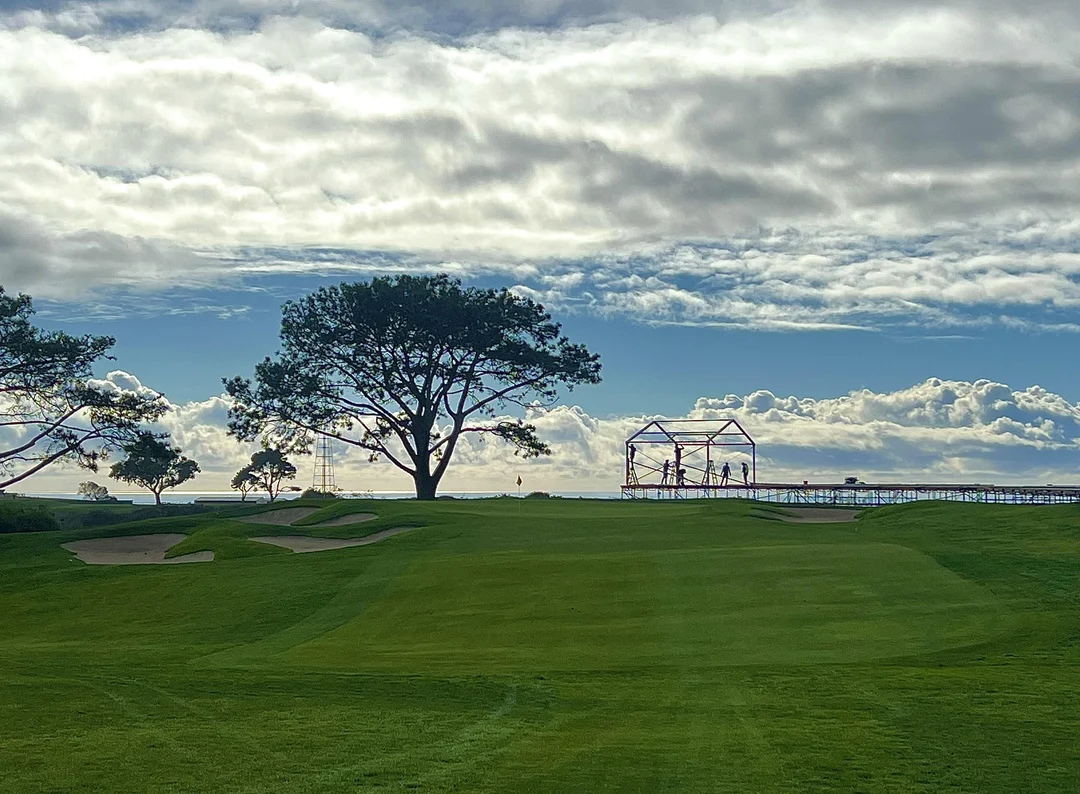 Grandstands are going up at Torrey Pines | Scrolller