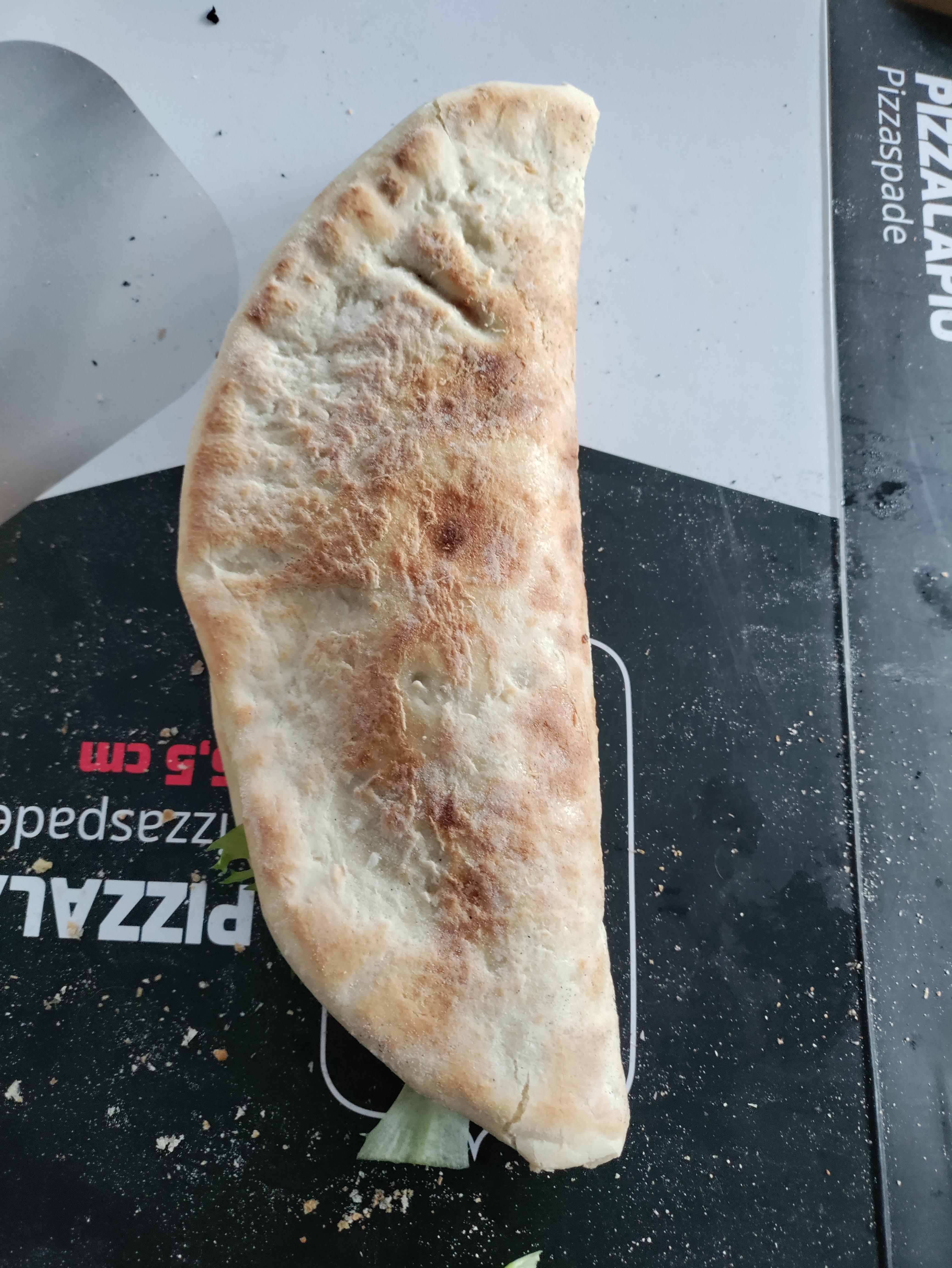 Pizza filled with salad and mayonnaise. [Homemade] | Scrolller