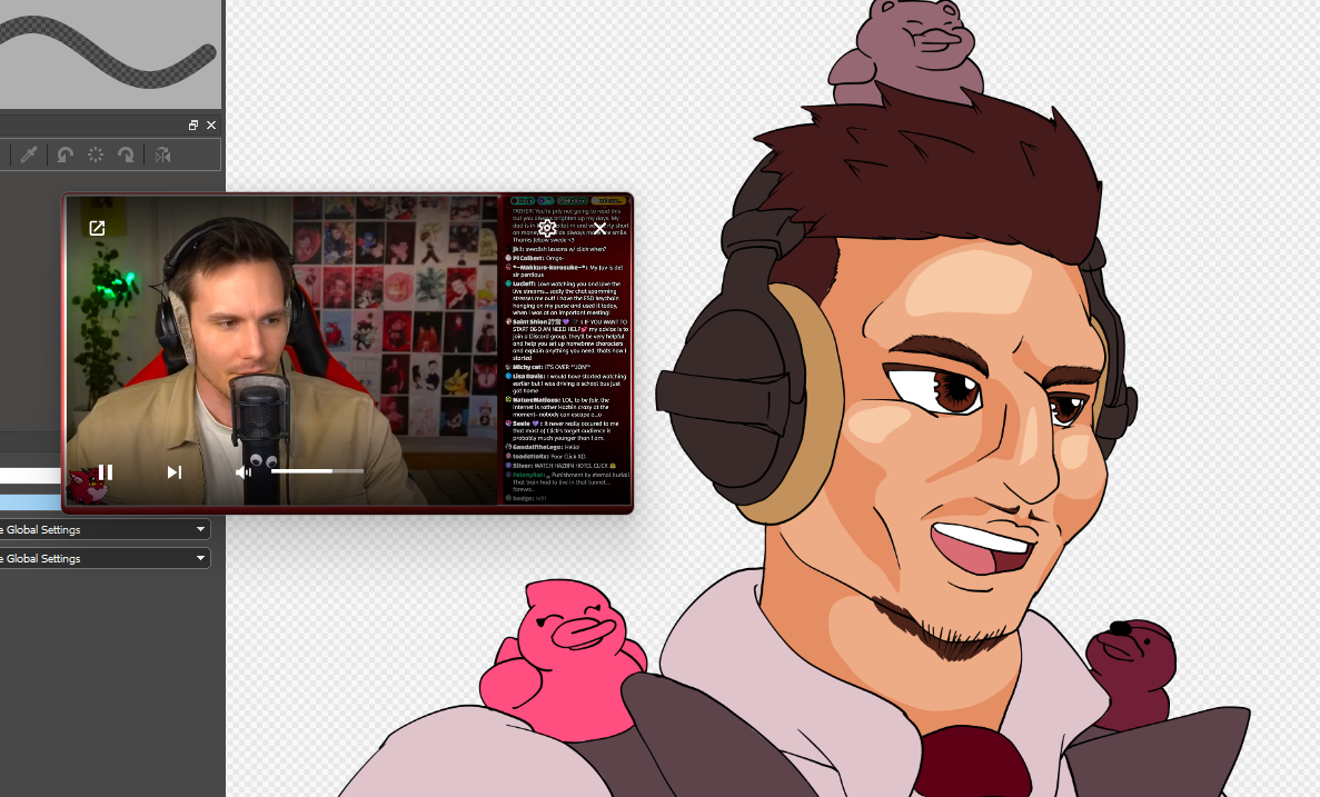Drawing cliccy during cliccy stream | Scrolller