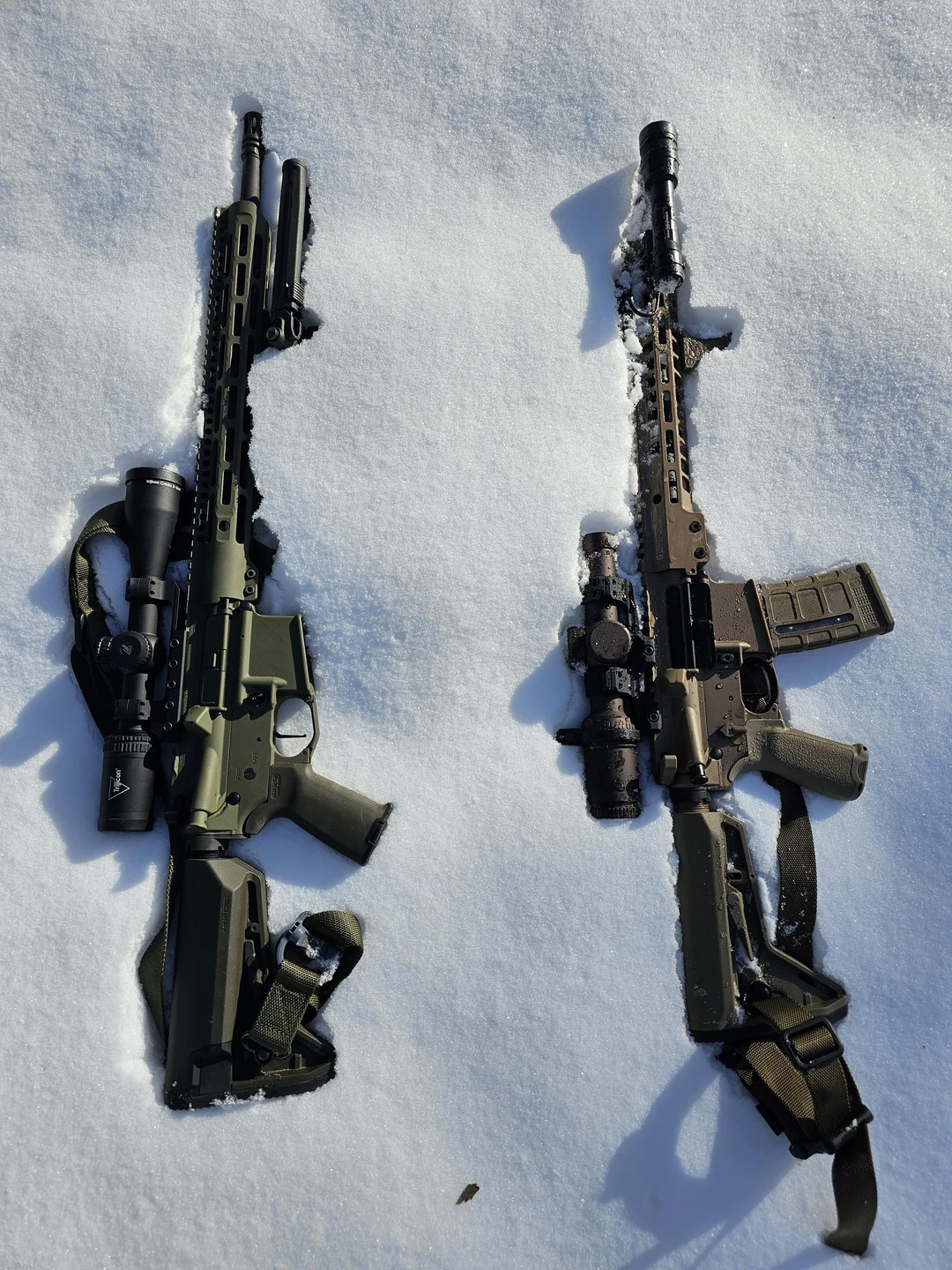 Looks like I need to build a snow camo pattern rifle now... | Scrolller
