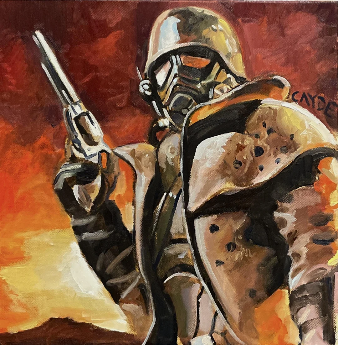 I painted the cover for Fallout: New Vegas | Scrolller