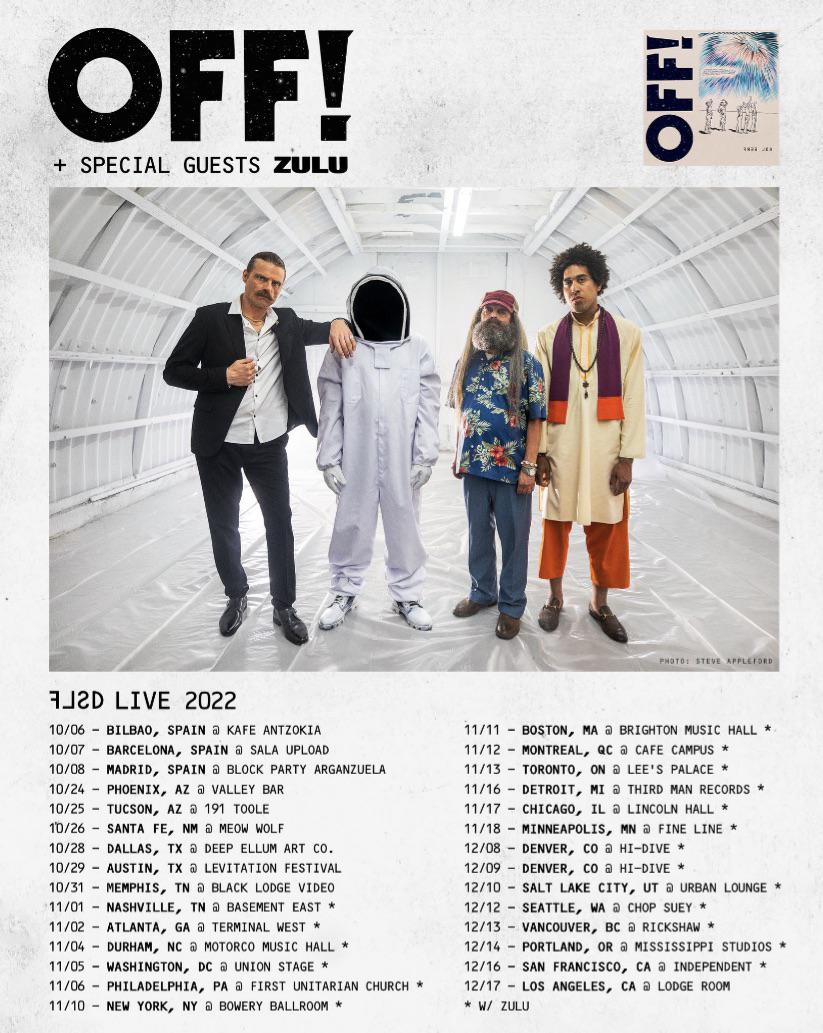 OFF! and Zulu tour | Scrolller