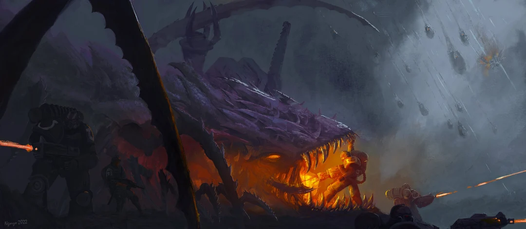 Tyranid Carnage by Ngorzo | Scrolller