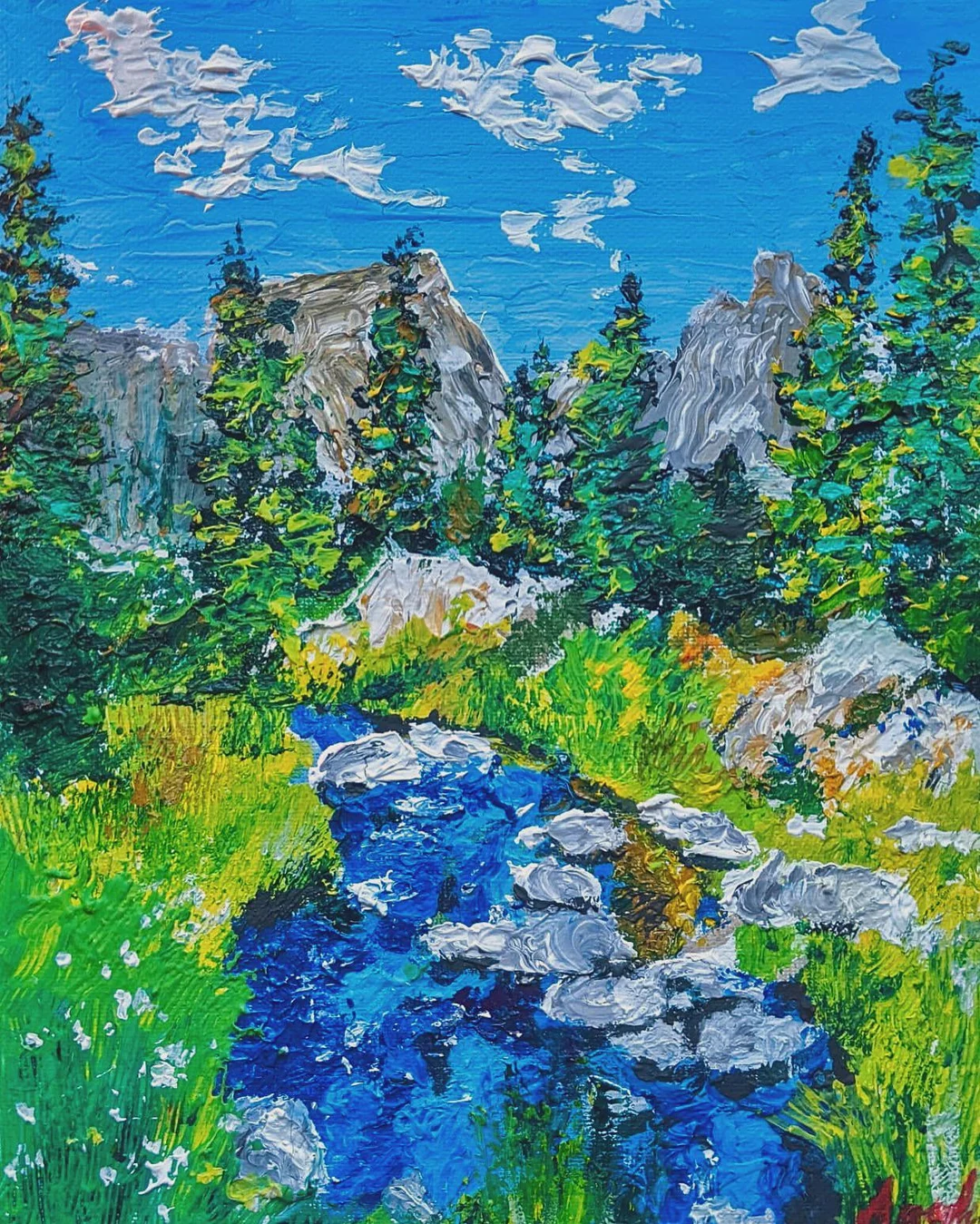Yosemite CA, ProximaCentauri7784, Acrylic, 2024 | Scrolller