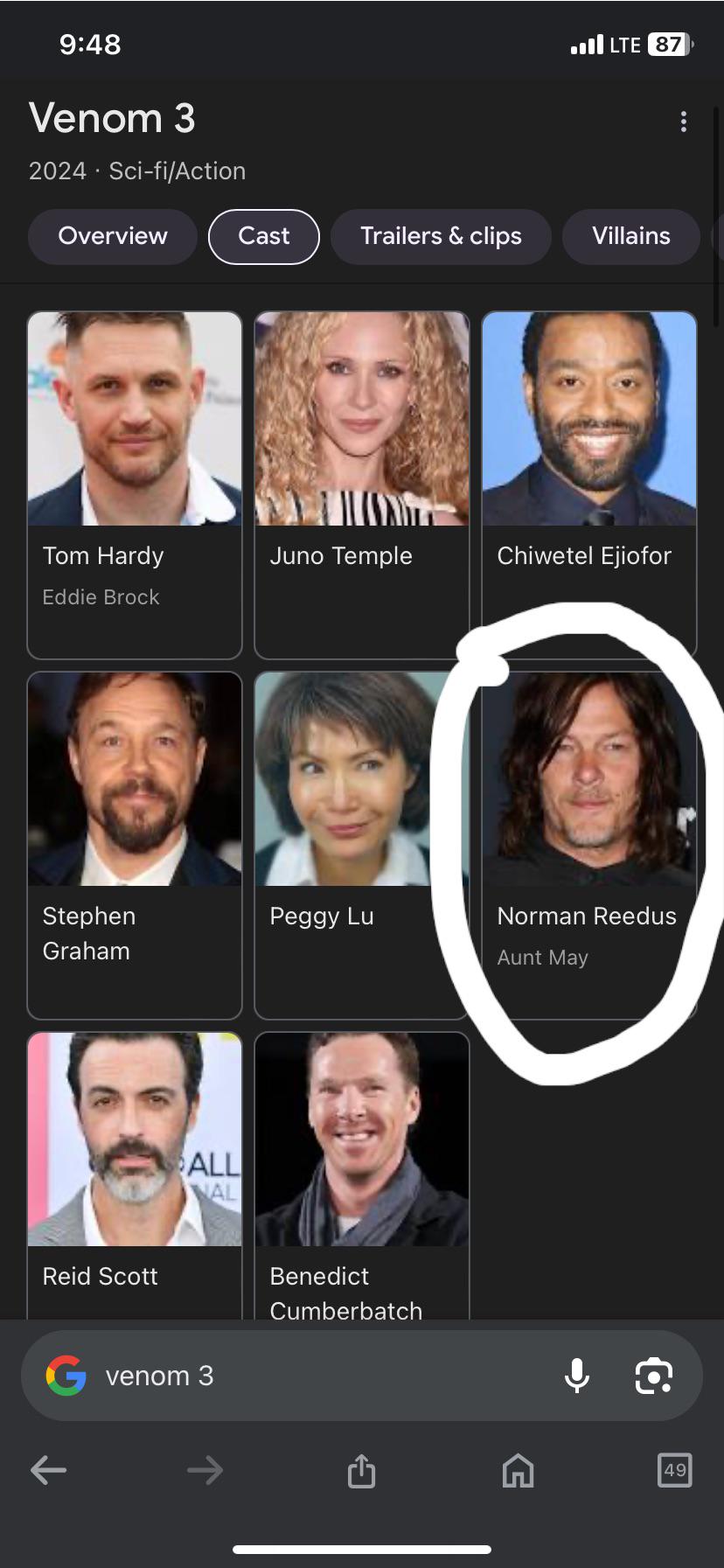 So exited to see Aunt May in Venom 😍 | Scrolller