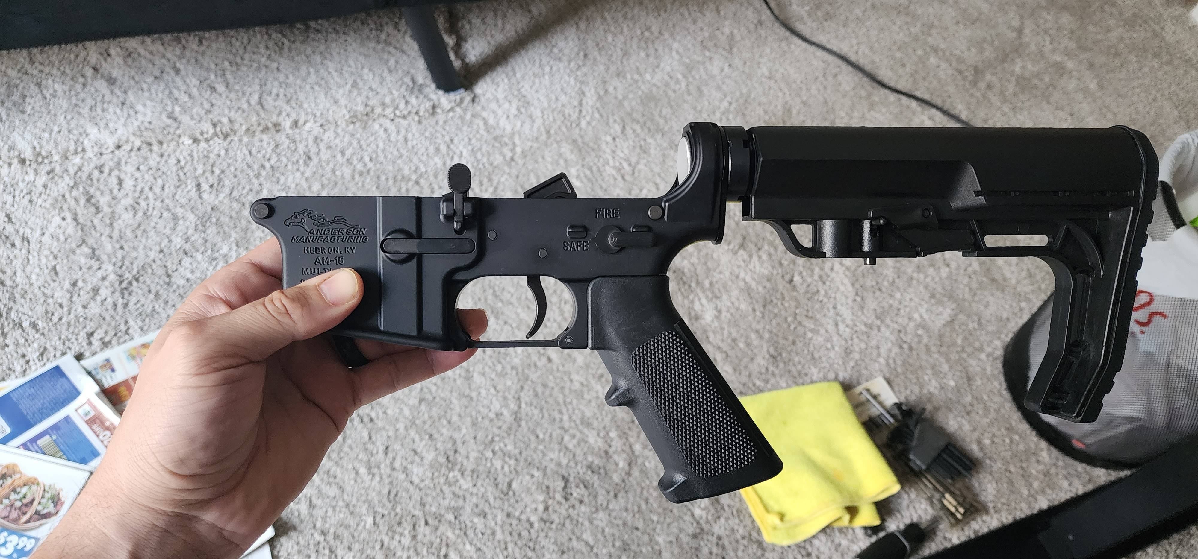 Assembled my first AR-15 lower receiver. Great learning experience👍 | Scrolller