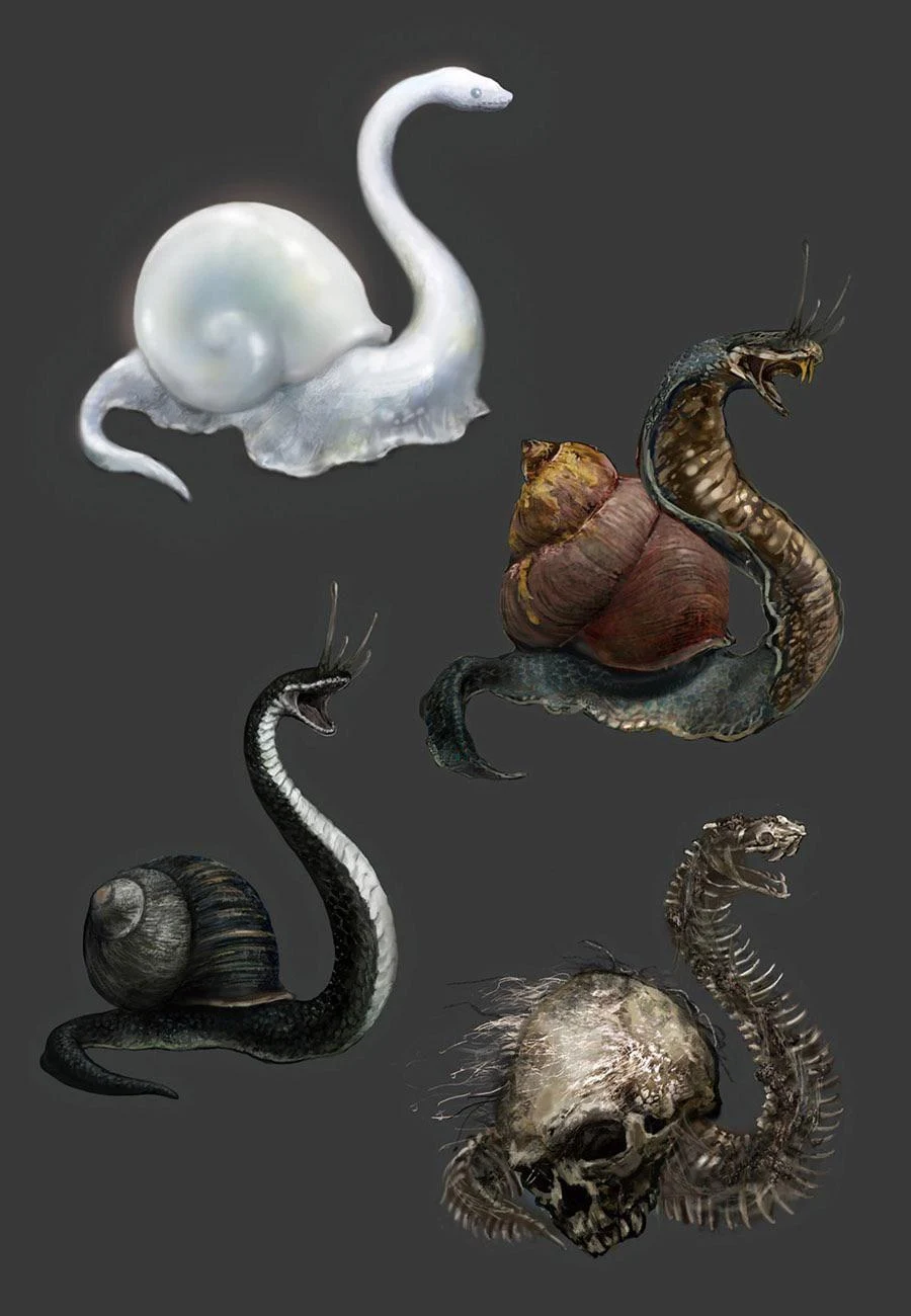 Elden Ring’s Snails, official art. | Scrolller