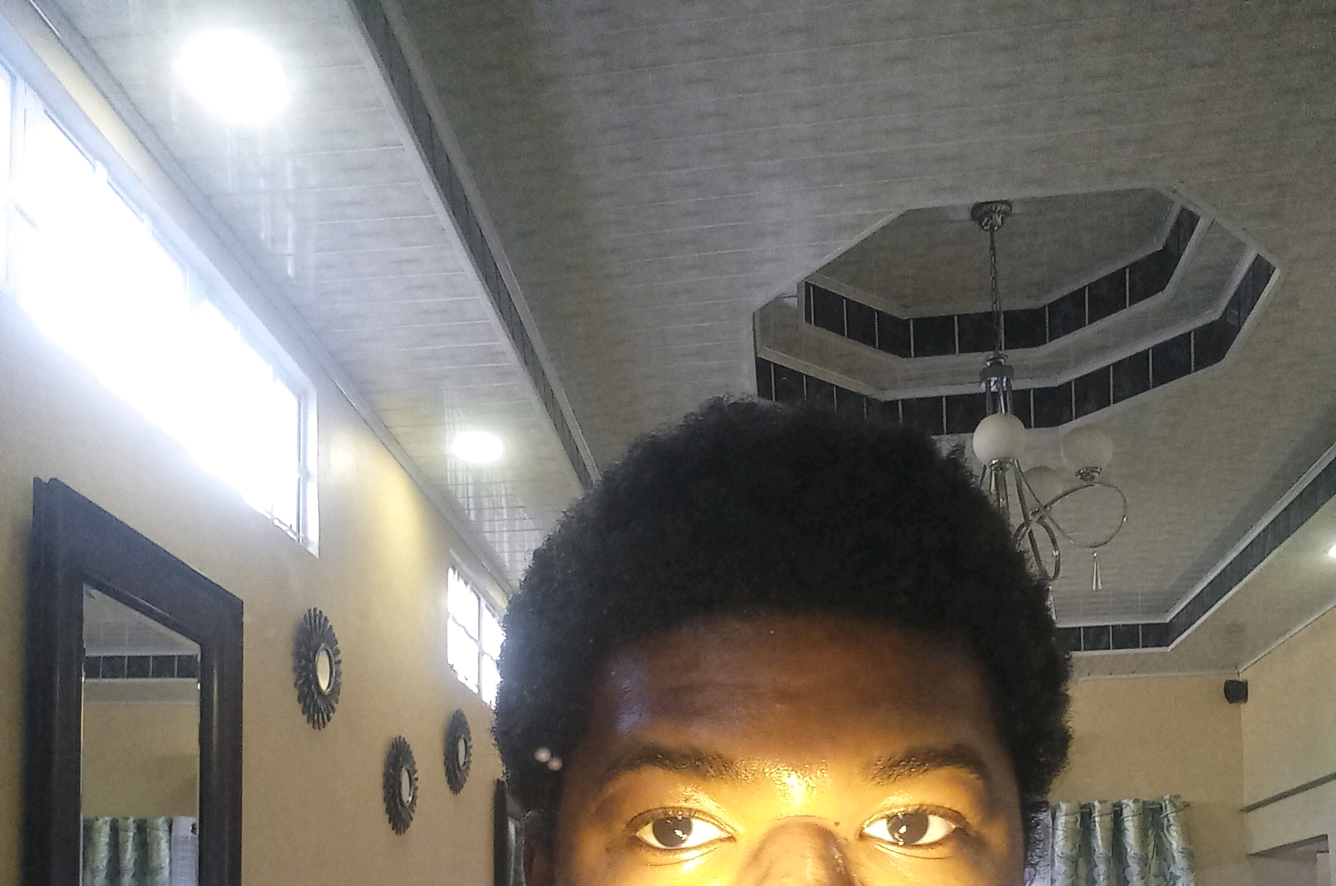 This is my very dark brown eyes in complete flashlight and ceiling lights. | Scrolller