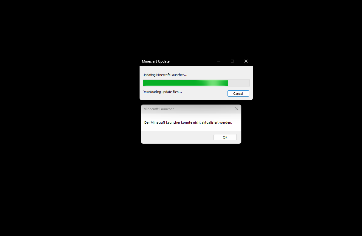 Official Minecraft Launcher wont update. Is there a way to fix it? Ive reininstalling minecraft ...