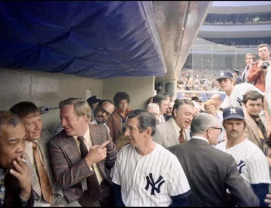 Yankee dugout. 1976 | Scrolller