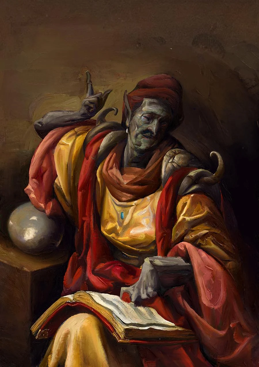 Morrowind: Mistress Therana, Lady Sorceress of Tel Branora by Igor Levchenko | Scrolller