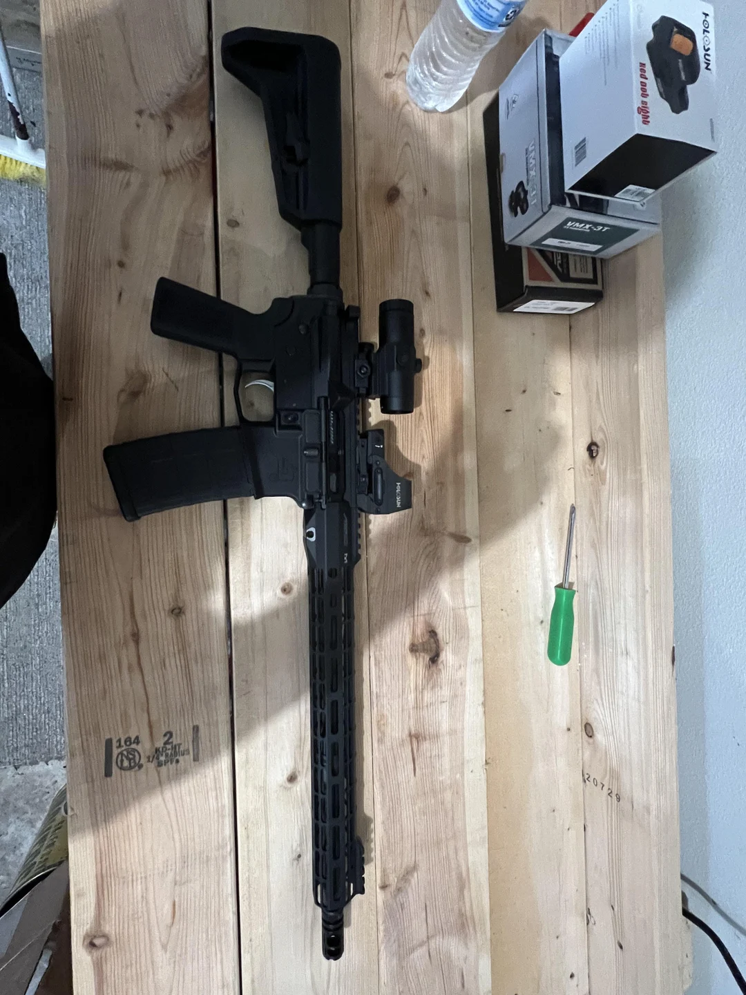 Recent build for a coworker, decent set up for a first AR | Scrolller