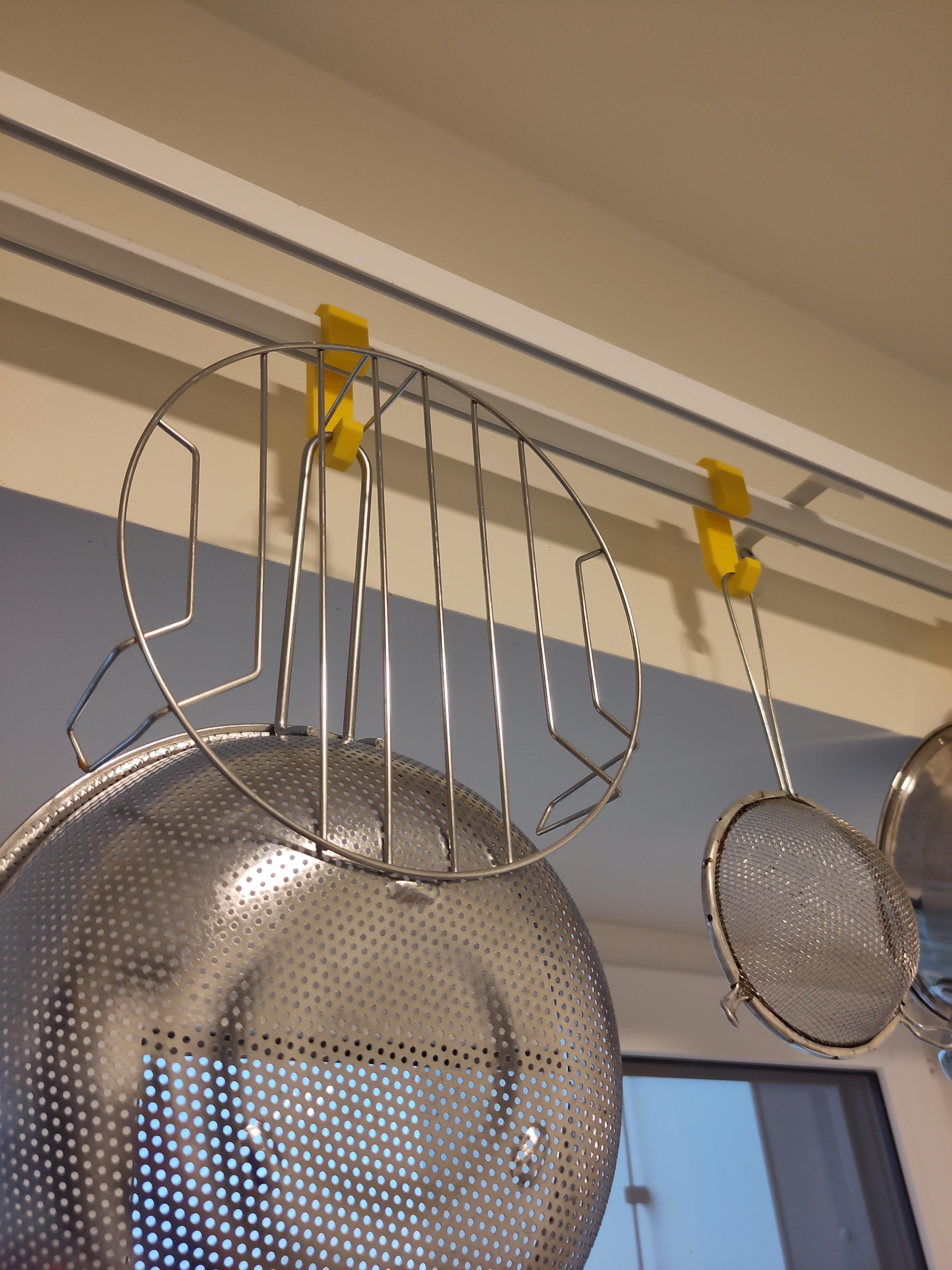 Curtain rail repurposing hooks | Scrolller