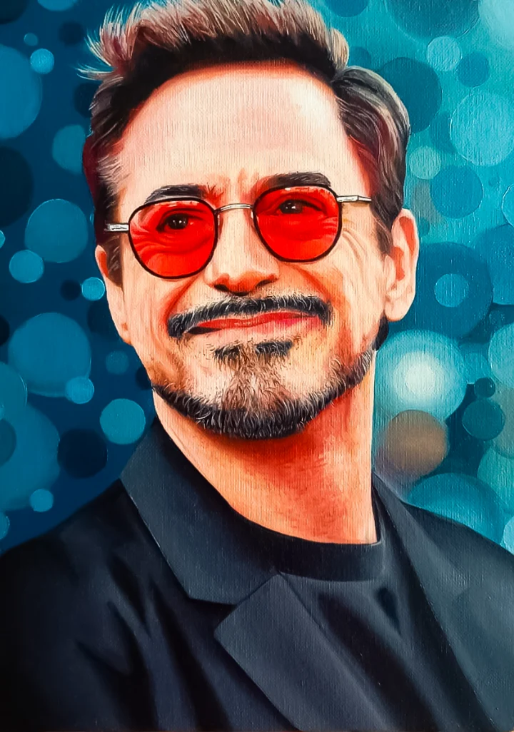 Robert Downey Jr. , By me ,Oils, 2023 | Scrolller