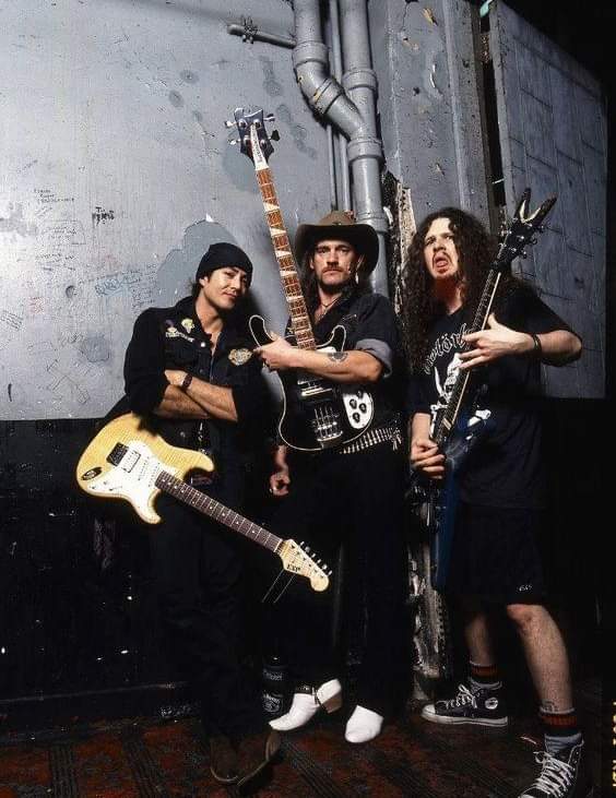 Jake E. Lee, Lemmy Kilmister, Dimebag Darrell 1993 | Scrolller