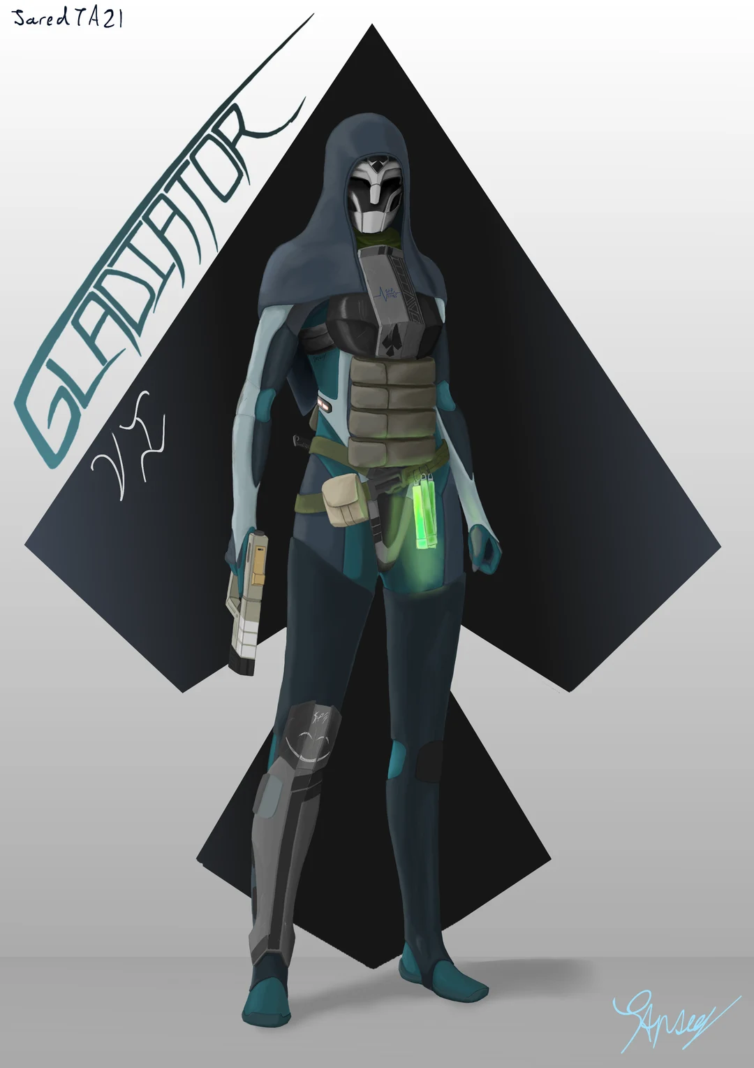 Gladiator 6, the Infiltrator, by me | Scrolller